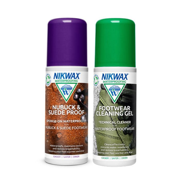 Twin Pack: Nubuck + Cleaning Gel – Nikwax AU